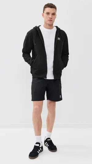 Adidas Trefoil Essentials Full Zip Hoodie
