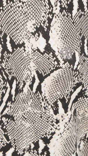 ANINE BING Miles Snakeskin Print Sweatshirt - Washed Python