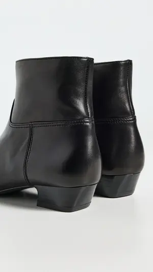 STUART WEITZMAN Stassi Zip Booties - Black