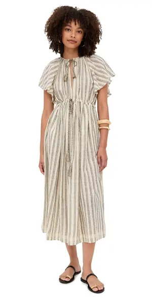 Ulla Johnson Ariane Coverup Dress - Cowrie Stripe