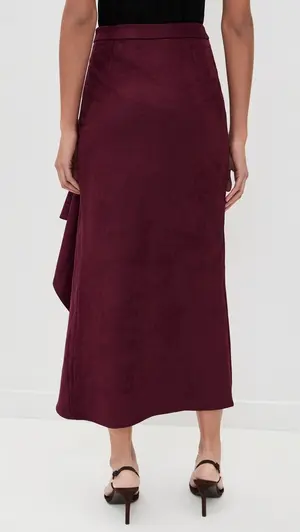 Line & Dot Valen Faux Suede Skirt