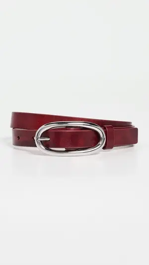 Tory Burch Pierced Large Buckle Belt