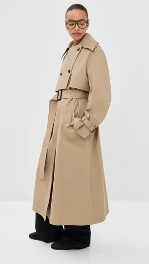 Co Double-layered Trench Coat