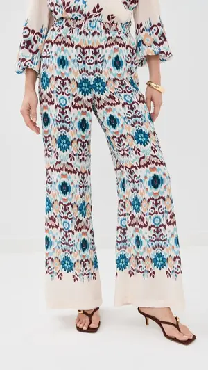 Figue Ellen Printed Wide Leg Pants