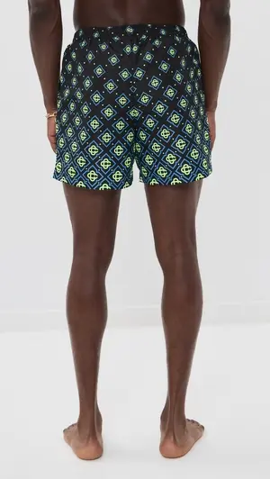 Casablanca Monogram Printed Swim Shorts