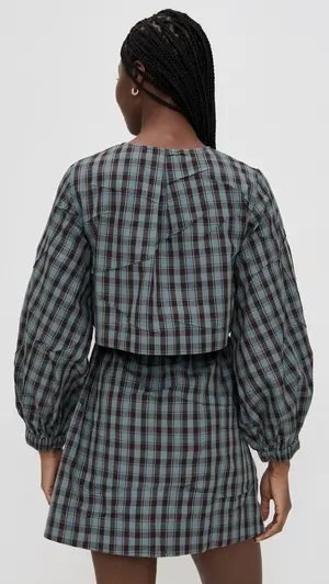 Sea Ophelia Plaid Mini Dress