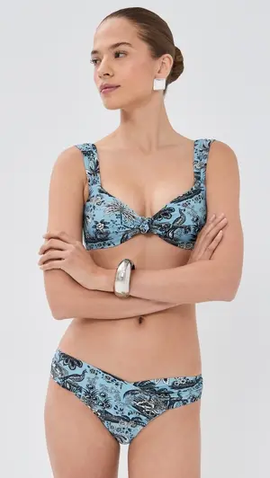Staud Emsley Toile Bikini Bottom