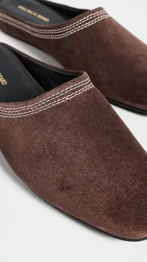 Veronica Beard Narcisa Mules - Espresso