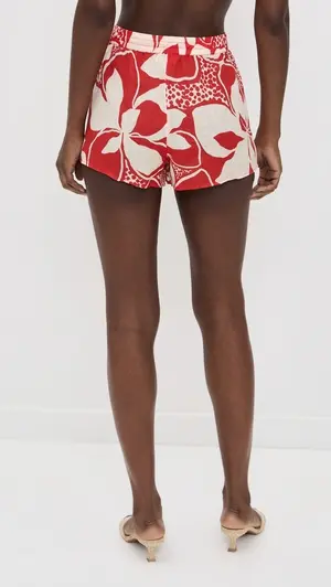 L*Space Rio Floral Linen Shorts