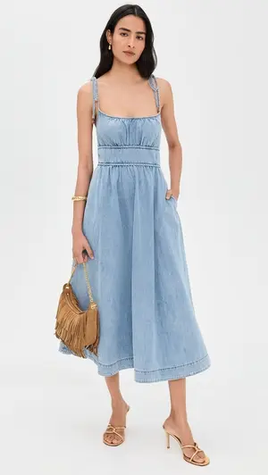 Zimmermann Wanderlust Denim Picnic Dress