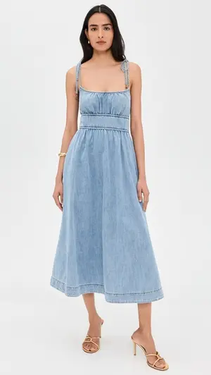 Zimmermann Wanderlust Denim Picnic Dress