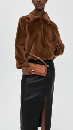 Stella McCartney Ryder Pochette Bag - Brandy