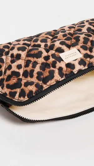 LOEFFLER RANDALL Frances Leopard Cosmetic Pouch
