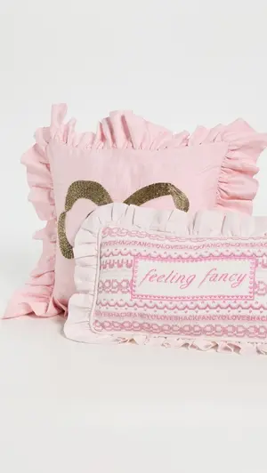 LoveShackFancy Sugarplum Ruffle Pillow