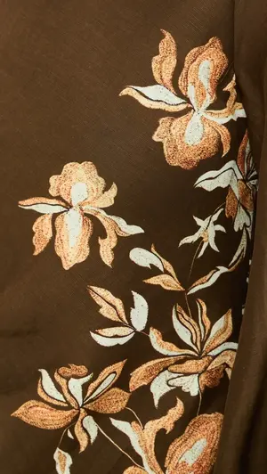 Hemant & Nandita Boat Neck Maxi Dress