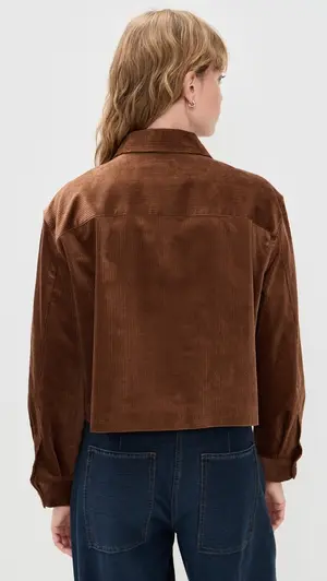 Theory Yoke Corduroy Shirt Jacket