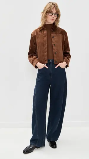 Theory Yoke Corduroy Shirt Jacket