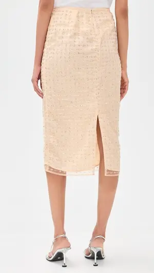 Staud Casey Sequin-embellished Skirt