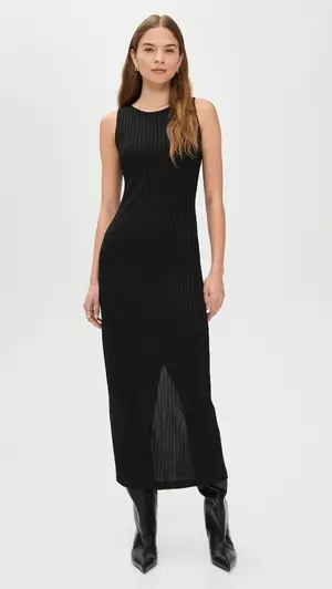 Rag & Bone Natalia Boat Neck Midi Dress