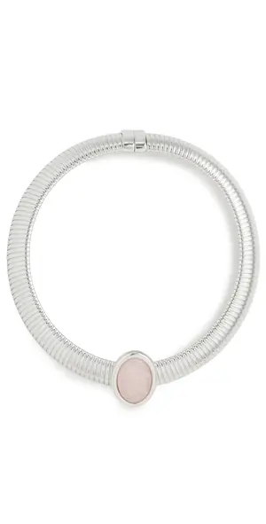 JULIETTA Opyum Necklace - Silver/pink