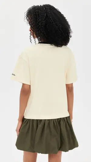 Sea Hester Solid Combo Tee Dress