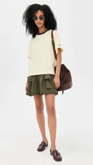 Sea Hester Solid Combo Tee Dress