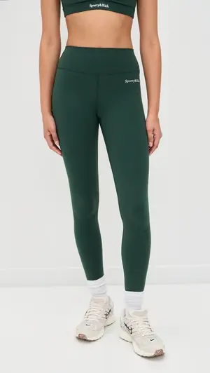 SPORTY & RICH Serif Logo Leggings