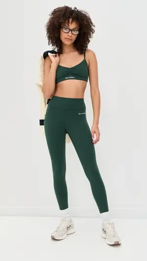 SPORTY & RICH Serif Logo Leggings