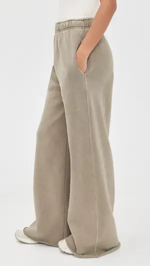 SLVRLAKE Wide-leg Fleece Pants