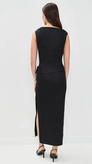 SIR. Raquel Off-shoulder Midi Dress
