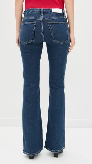 RE/DONE Low Rise Micro Boot Jeans