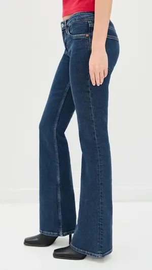 RE/DONE Low Rise Micro Boot Jeans