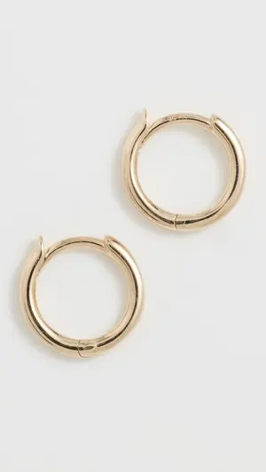 Zoe Chicco 14k Gold Small Hinged Huggie Hoop Earrings