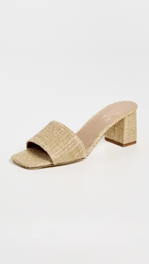 ANDREA GOMEZ Claudia Raffia Sandals
