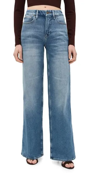 Good American Good Skate Wide Leg Jeans