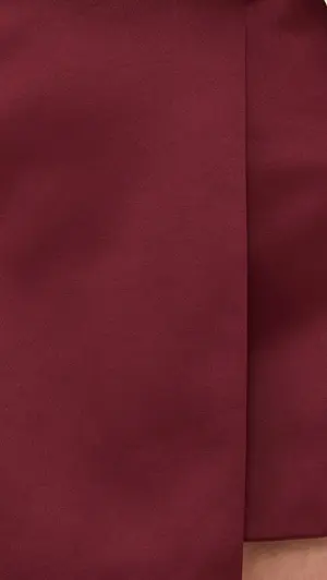 BY MALENE BIRGER Raye Asymmetrical Mini Skirt - Cabernet