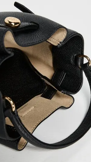 Tory Burch Romy Mini Bucket Bag - Black