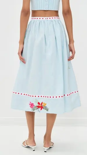 Fanm Mon Krosno Embroidered Skirt