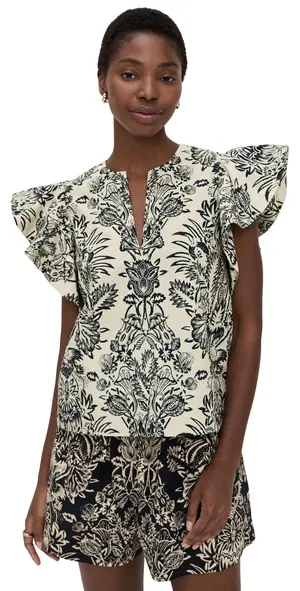 Ulla Johnson Short Sleeve Blouses