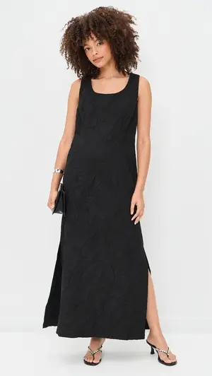 A POTTS Crinkle Poplin Tank Dress