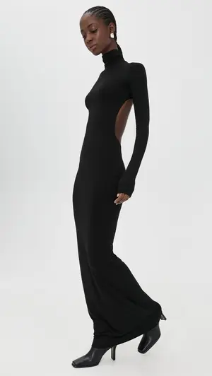 Eterne Stella Turtleneck Maxi Dress
