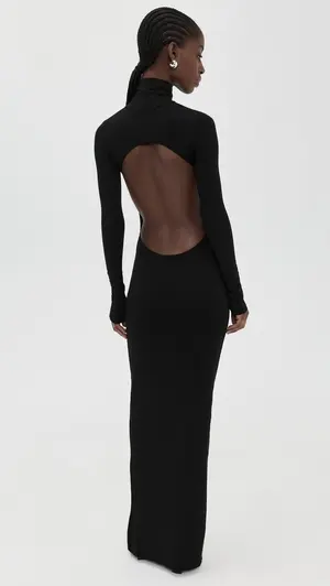 Eterne Stella Turtleneck Maxi Dress