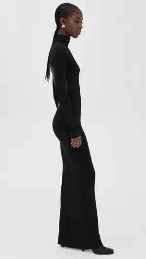 Eterne Stella Turtleneck Maxi Dress