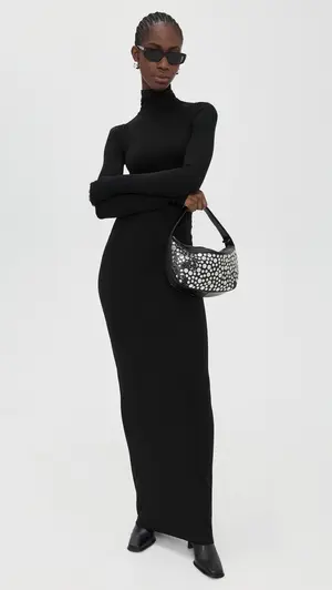 Eterne Stella Turtleneck Maxi Dress