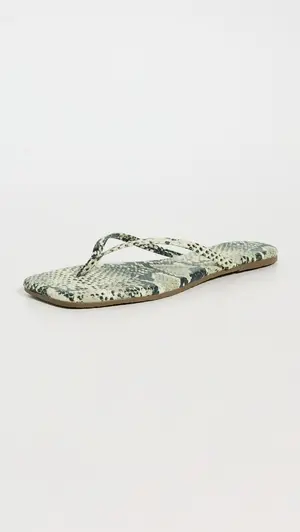 Tkees Square Toe Exotic Sandals