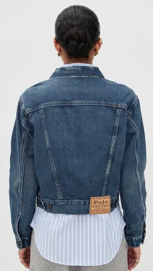 Polo Ralph Lauren 3x1 Rigid Denim Classic Trucker Jacket - Meuse Wash