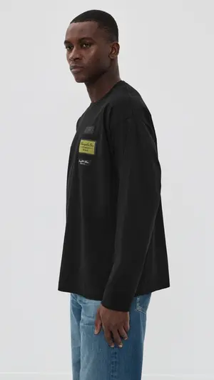 MAISON MARGIELA Long Sleeve Logo Top