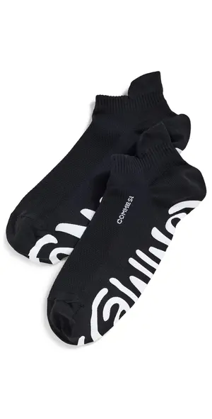 Comme Si Pilates Ankle Socks - Black