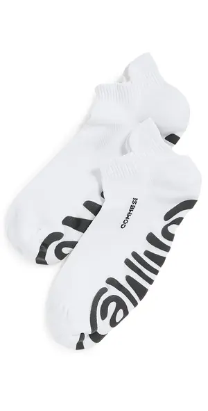 Comme Si Pilates Ankle Socks - White