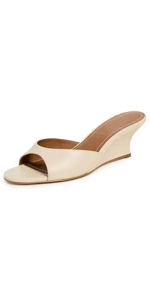 Staud Brigitte Wedge Sandals - Cream